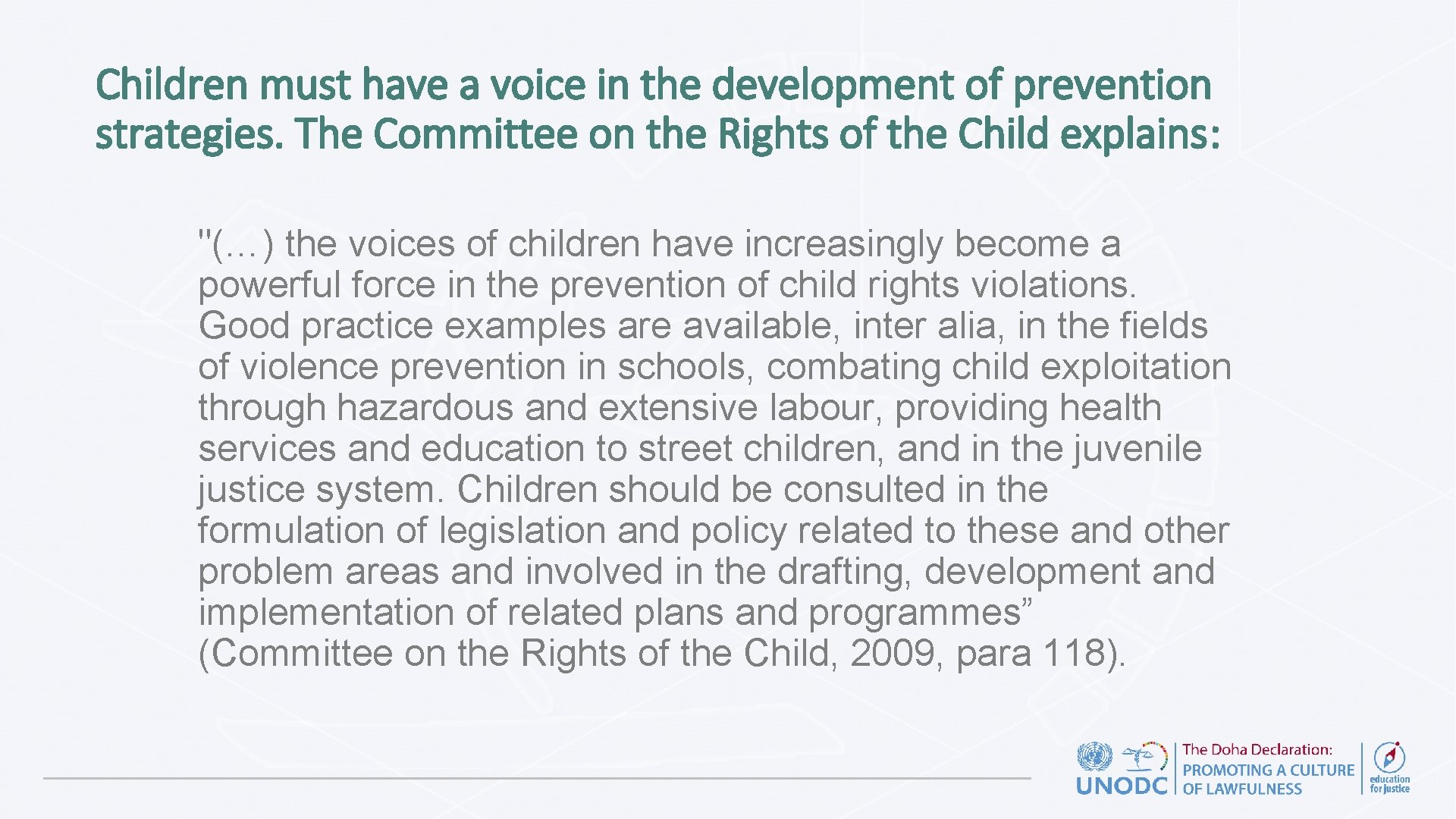 Module 12 Violence against Children Learning Outcomes Recognise