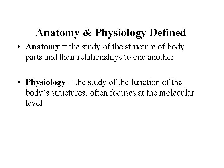 Intro to Anatomy Physiology First Brief History Andreas