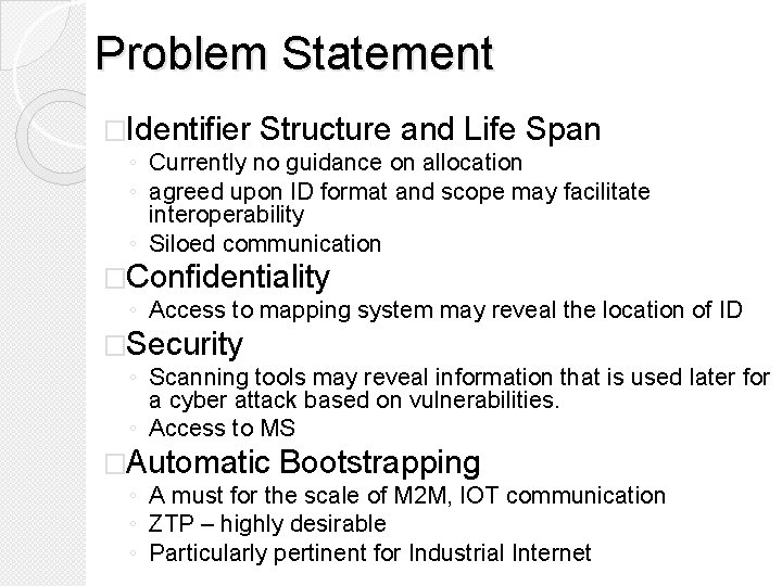 ID En Abled network S Pb Statement for