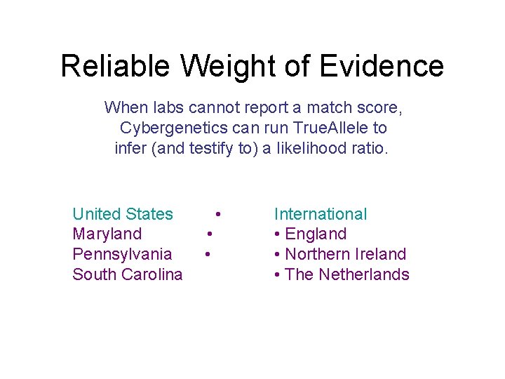 The Science of Quantitative DNA Mixture Interpretation SWGDAM