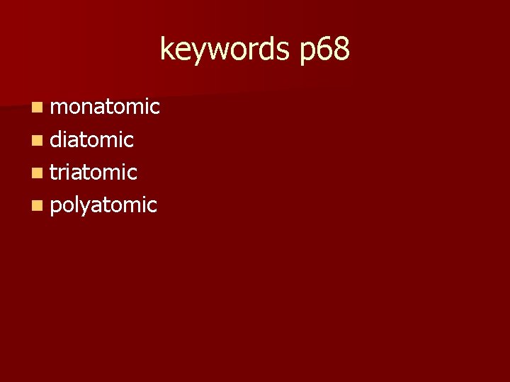 Unit 4 Inorganic Nomenclature October 4 th Metals