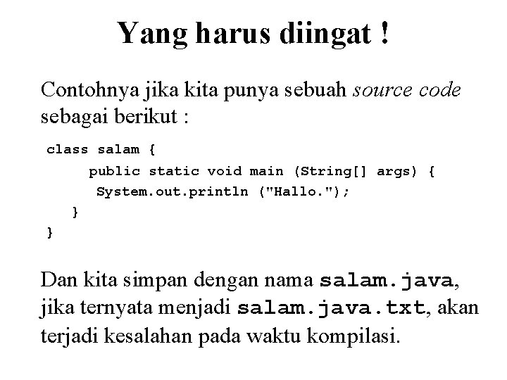 Modul 3 PBO 1 Beberapa Petunjuk Praktis Pemrograman