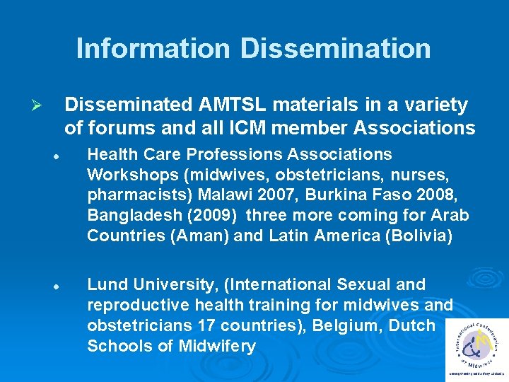Midwives and the Third Stage of Labour ICMs