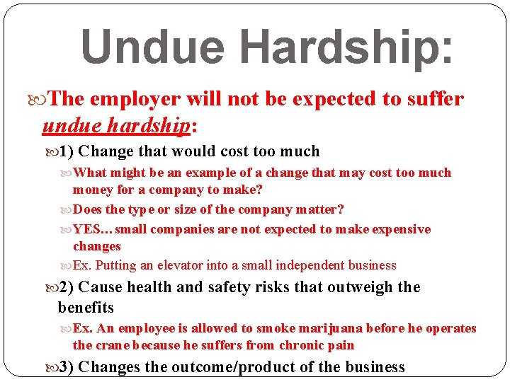 Todays Date Here Employers Responsibilities Learning Goals describe