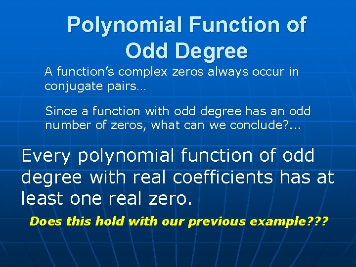 Factoring with Real Number Coefficients Sec 2 6
