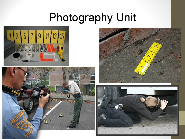 Crime Scene Analysis Chapter 3 Steps as they
