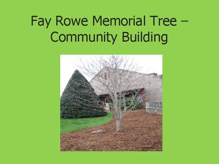 City of Marion Tree Board Educational Series 2017