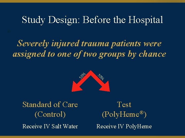 Poly Heme Trauma Trial Methodist Hospital Wishard Hospital