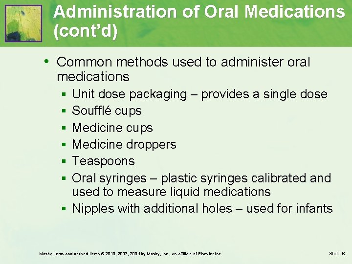Chapter 9 Enteral Administration Jeanelle F Jimenez RN