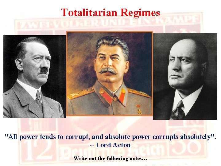 Twentieth Century Rejections of Liberalism Chapter Five Rise