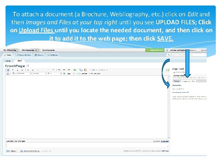 HOW TO CONSTRUCT A BASIC WEBPAGE VIA PBWORKS