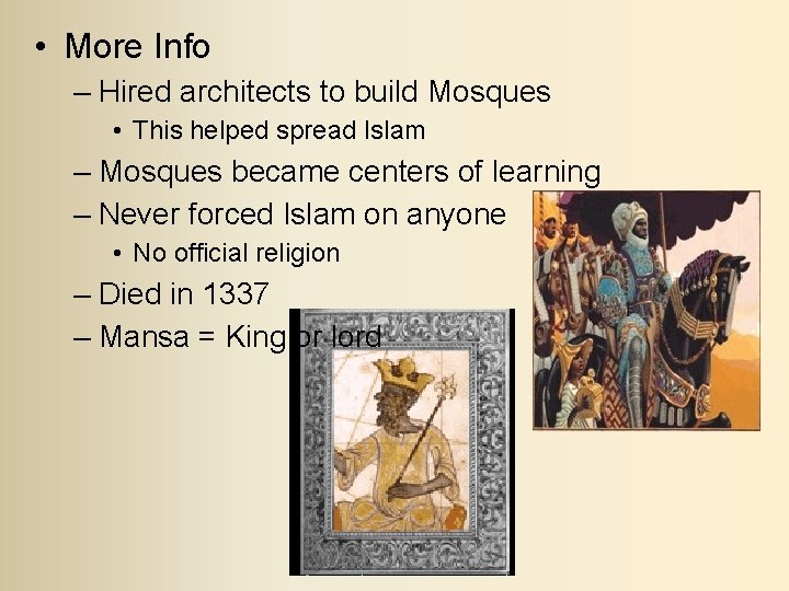 Mansa Musa Grade 7 Mansa Musa Himself Mansa