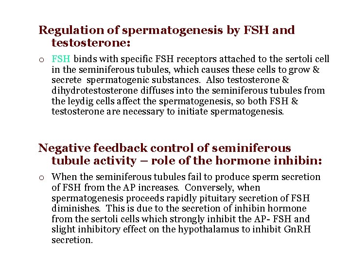Reproductive Physiology Lecture 1 HypothalamicPituitaryGonadal axis ...