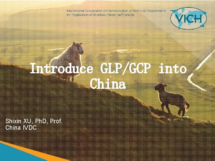 Introduce GLPGCP into China Shixin XU Ph D