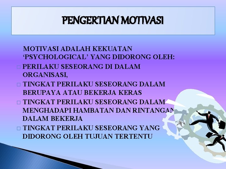 PENGANTAR MANAJEMEN FUNGSI MOTIVASI OLEH AMY S RAHAYU