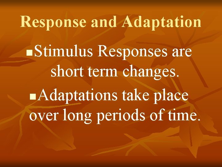 The Eight Life Processes The Eight Life Processes