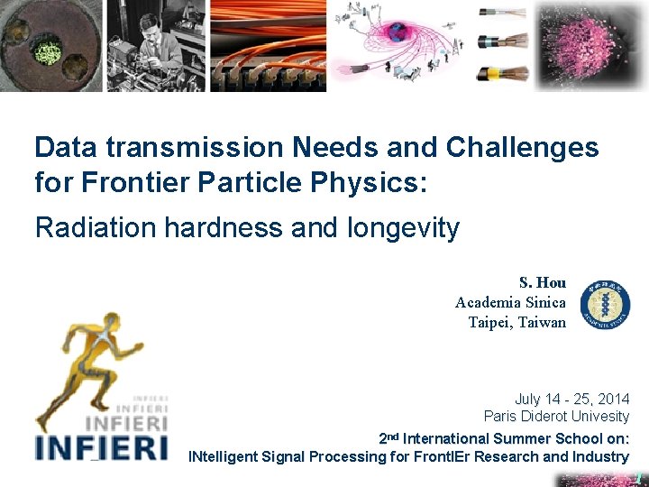 Data transmission Needs and Challenges for Frontier Particle
