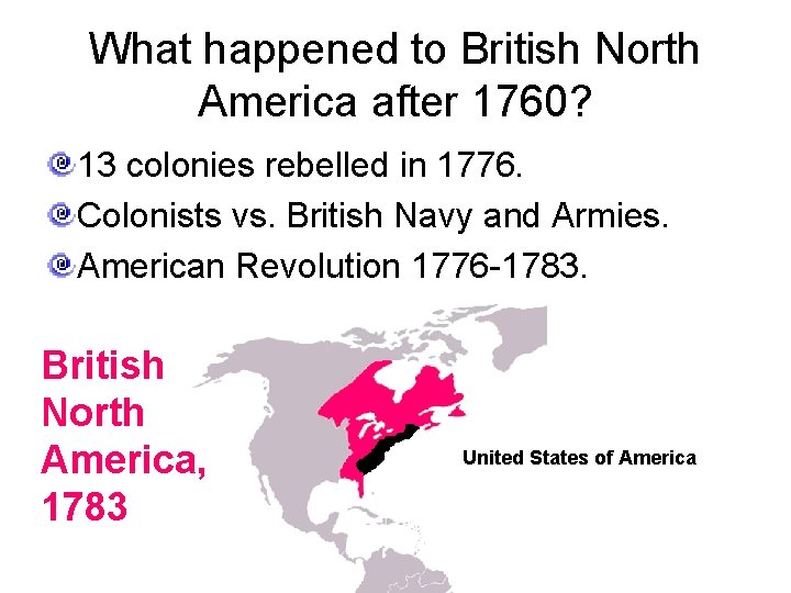British North America mid1800 s Chapter 5 pages