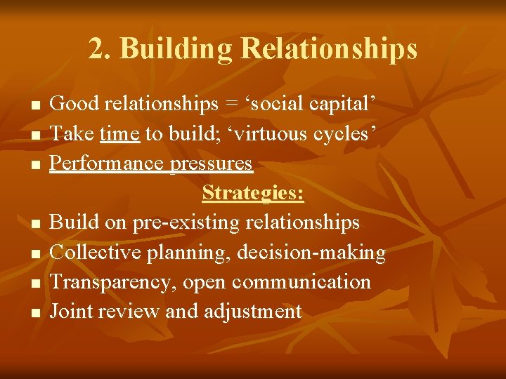 Challenges of Partnerships Networks The Real Guide Global