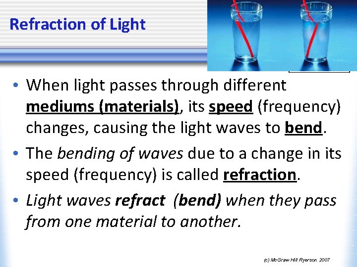 4 2 Properties of Visible Light Key Terms
