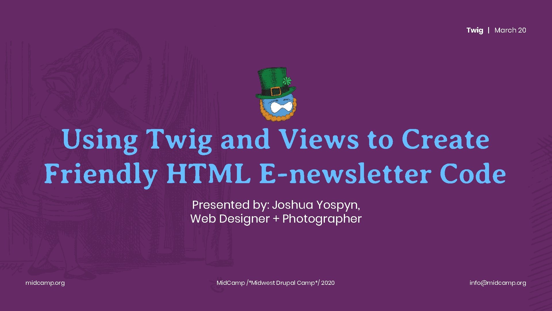 Twig March 20 Using Twig and Views to