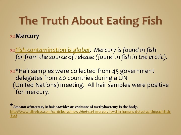 The Truth About Eating Fish Presenter Jannel Albury
