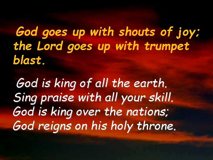 THE ASCENSION OF THE LORD B A reading