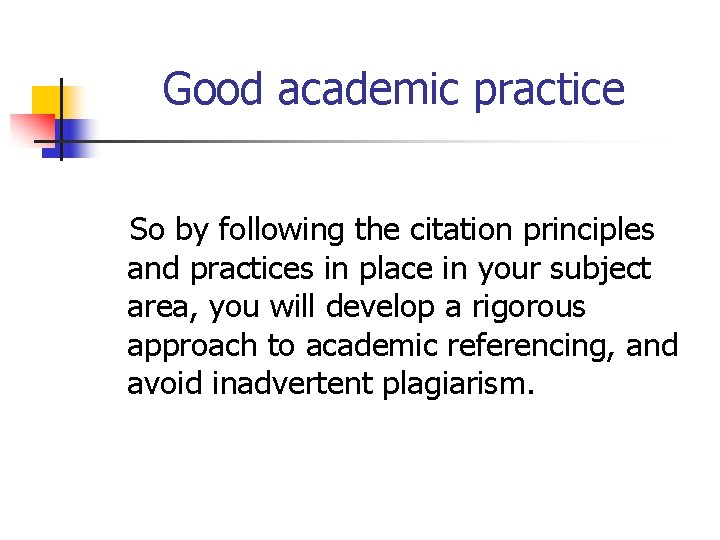 Bibliographic Techniques 2009 Sue Bird Reader Services Librarian
