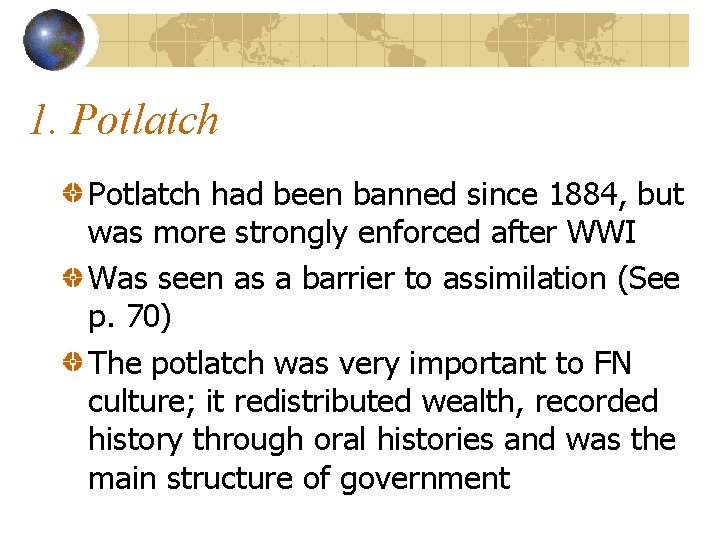 Missing the Roar Aboriginal Nations While others were