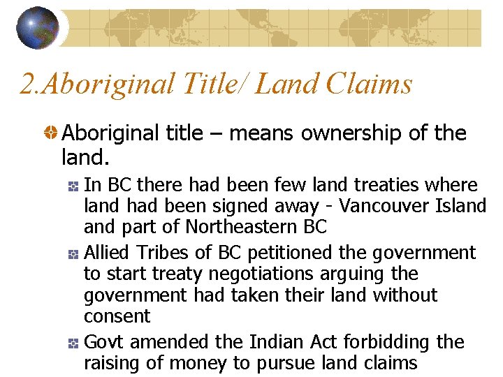 Missing the Roar Aboriginal Nations While others were