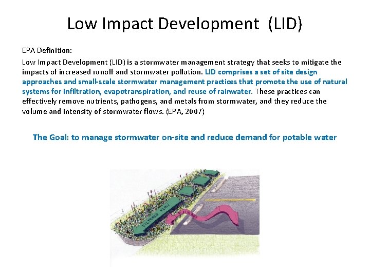Water Management and Conservation in the Landscape outline
