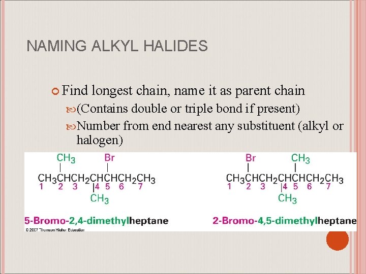 ALKYL HALIDES Mumbai University Sybsc organic chemistry USCH