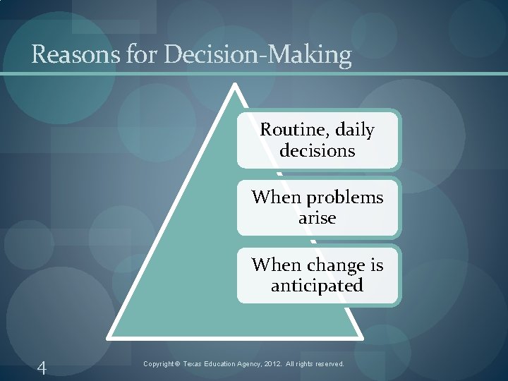 PLANNING AND DECISIONMAKING IN AN ORGANIZATION Business Management