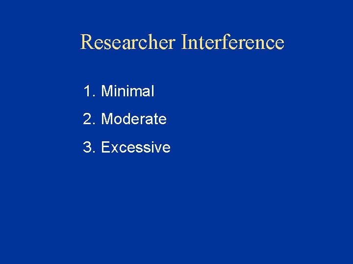 Chapter 5 Research Design and Planning Chapter Objectives