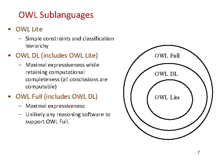 OWL Web Ontology Language Slides are from Grigoris