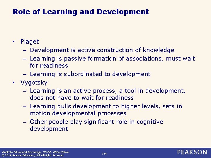 Chapter 2 Cognitive Development Educational Psychology 13e GE
