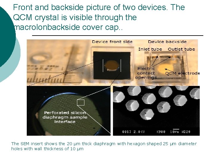 A MINIATURISED INTEGRATED QCMBASED ELECTRONIC NOSE MICROSYSTEM Thomas