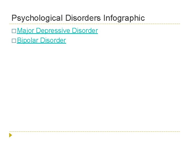 Psychological Disorders Infographic Major Depressive Disorder Bipolar ...
