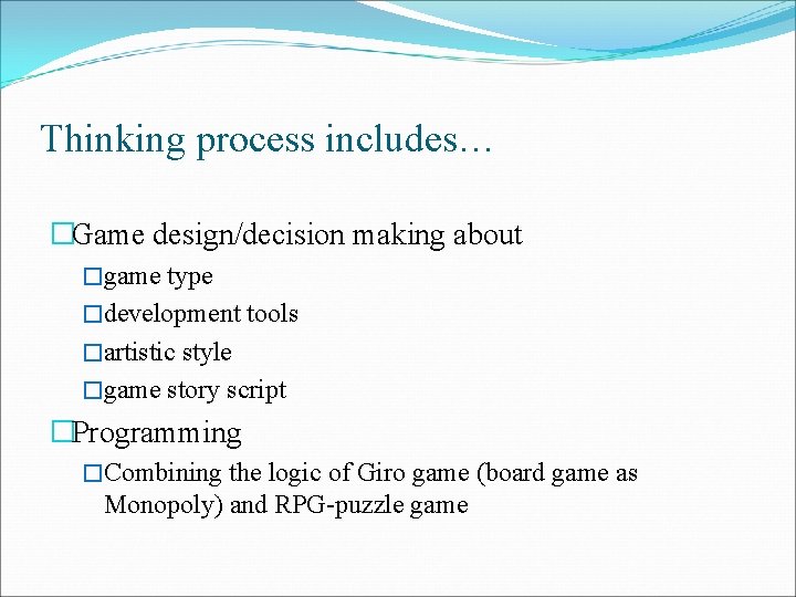 Designing an Interactive Storytelling Game ChunTsai Wu 1