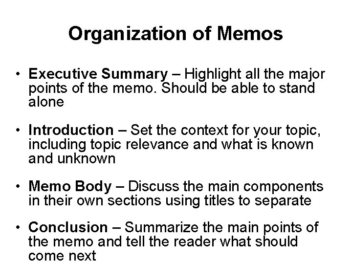 Introduction to Professional Memo Writing By Jason Scullion