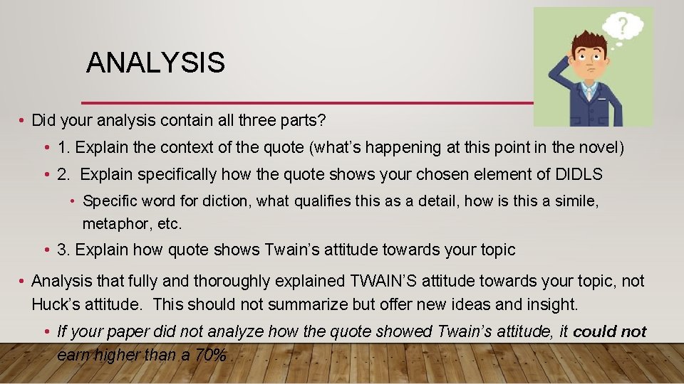 TONE PAPER TRENDS 2018 RUBRIC Organization Evidence and