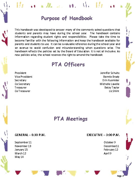 2014 2015 HANDBOOK For Students Parents HOME OF