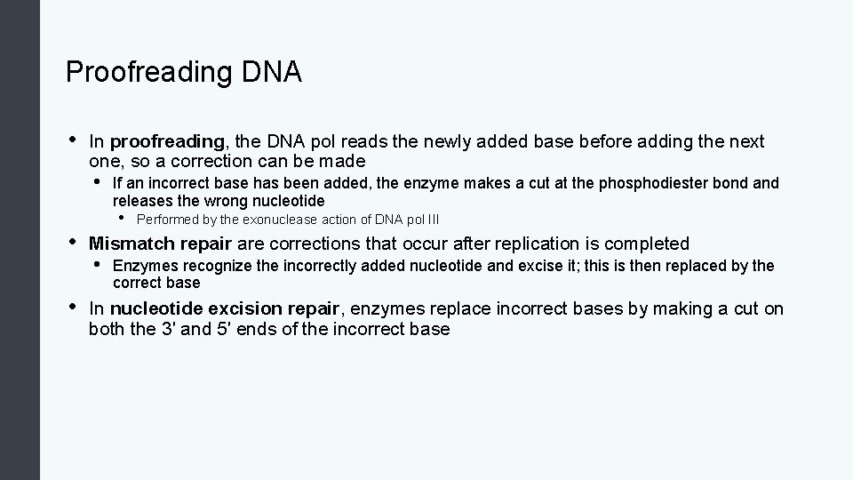 Biology I for NonMajors Module 8 DNA Structure