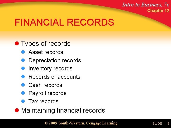 Intro to Business 7 e Chapter 12 CHAPTER