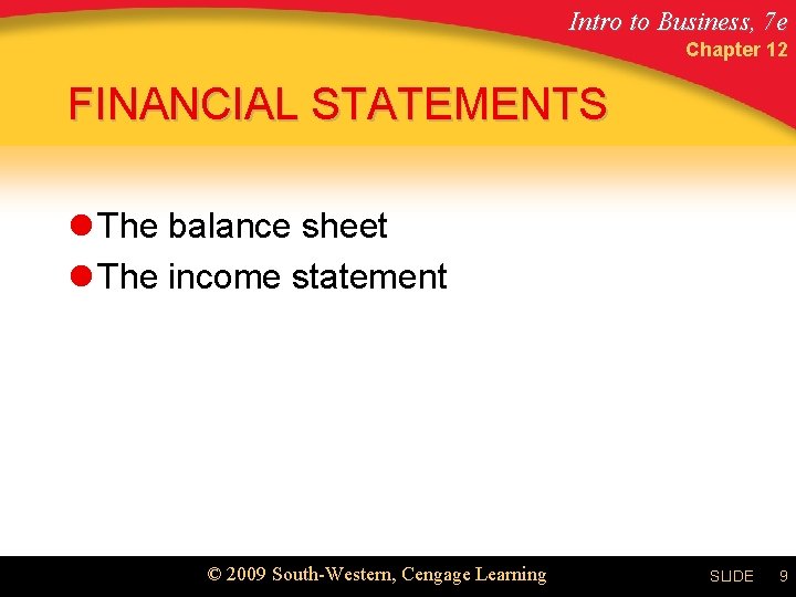 Intro to Business 7 e Chapter 12 CHAPTER