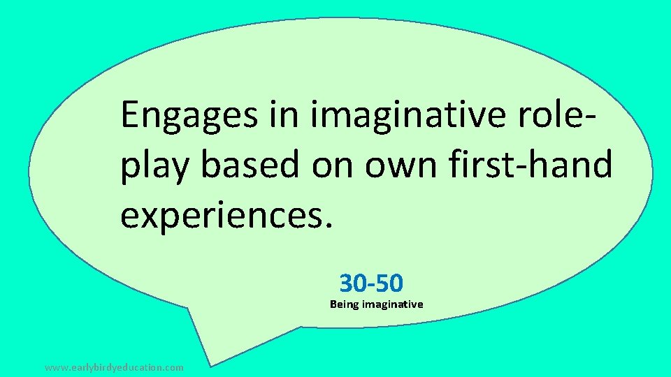 Being imaginative posters 30 50 months These posters