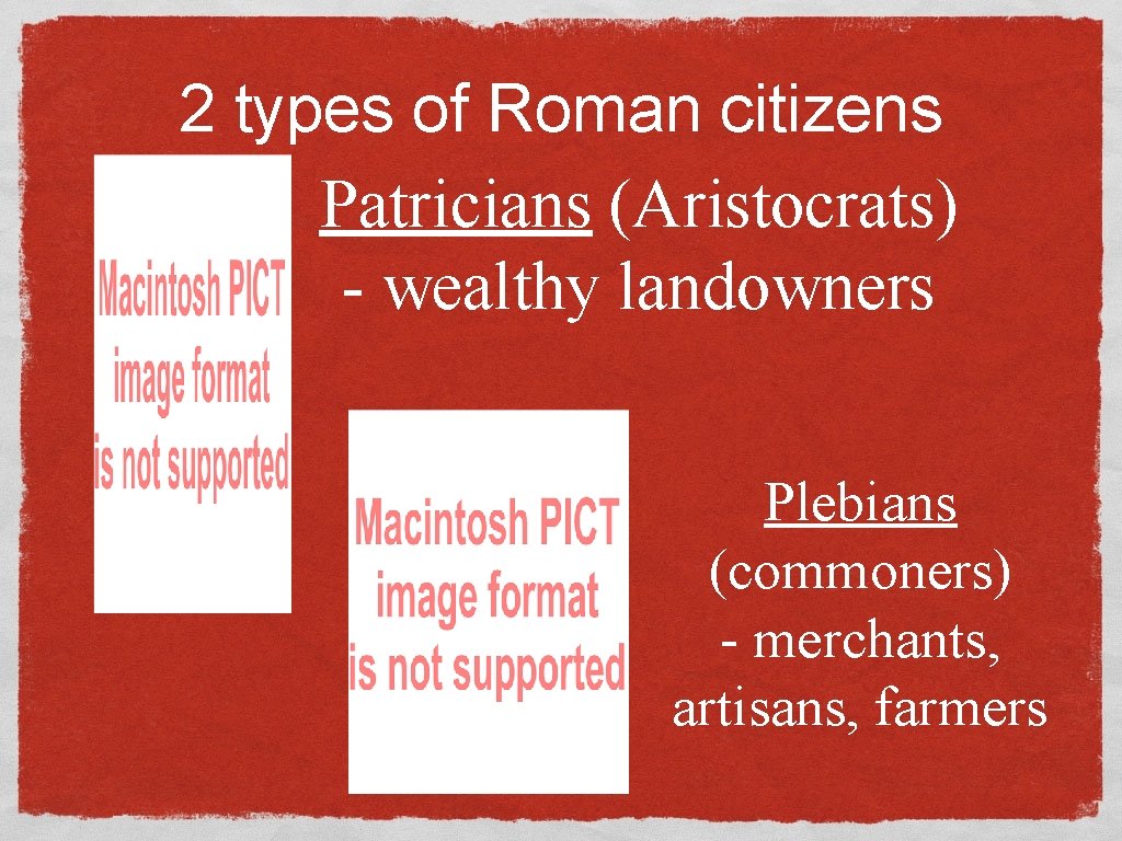 and to the republic Roman Government Out with