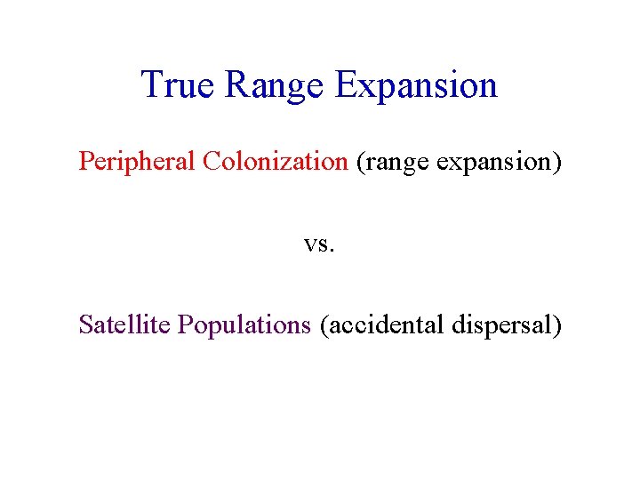 Lecture 16 Biogeography Geographic distn of organisms Wallace