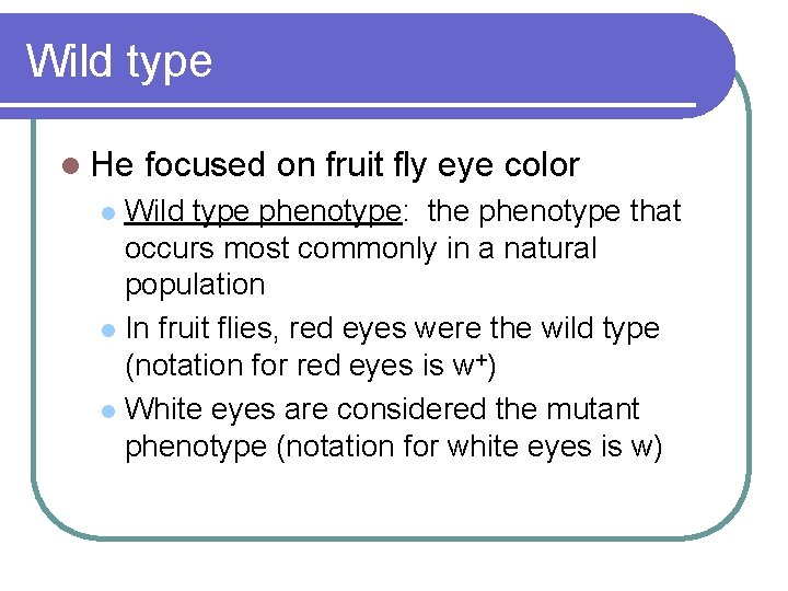 The Chromosomal Basis of Inheritance Chromosomal Theory of