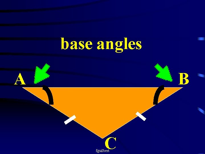 4 8 Isosceles Triangles fguilbert An isosceles has
